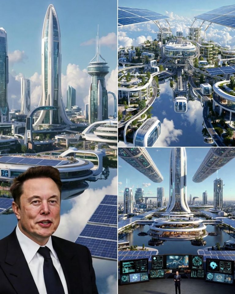 ELON MUSK ASTOUNDS THE WORLD: Unveiling His Vision for a City Flying in ...